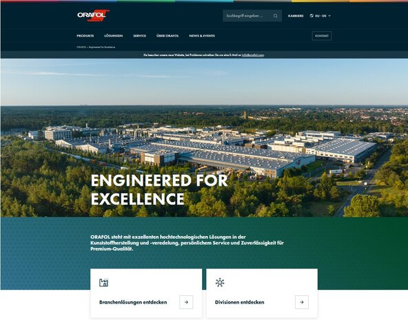 Orafol - Digital Home for Innovation and Growth: ORAFOL Launches New Website